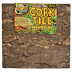 Zoo Med Natural Cork Tile Background, 18 x 18-Inches