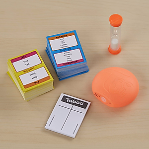 Hasbro Gaming Taboo Kids vs. Parents Family Board Game Ages 8 and Up