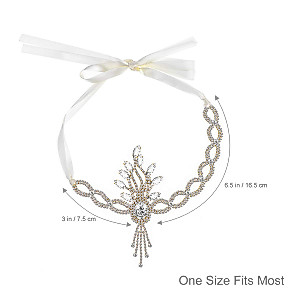 1920s Flapper Accessories Leaf Rhinestones Headpiece Great Accessories For Women Tassel Bride Wedding Head Bands Flapper Headband