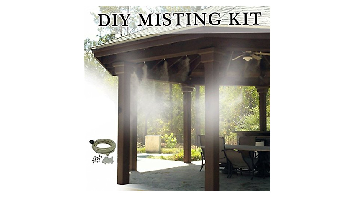 Patio Misting Kit - Cool Outdoor Spaces Up to 30°F | Easy Install