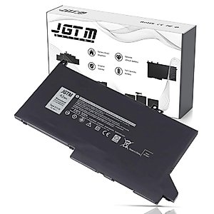 JGTM DJ1J0 42Wh Laptop Battery for Dell Latitude 7000 Series 12 13 14 7290 7280 7380 7390 7490 7480 E7280 E7290 E7380 E7390 E7480 DJ1JO C27RW PGFX4 ONFOH 451-BBZL Replacement Li-ion Battery 11.4V