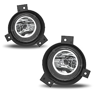 AUTOWIKI Fog Lights For Ford Ranger 2001-2003 Fog Light Assembly 2PCS OEM Replacement Fog Lamps