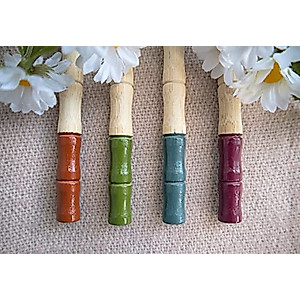 Soft Bristle Toothbrush Bamboo Toothbrushes - 10000 Bristle Toothbrush PACK OF 4 Ultra Soft Bristles Bamboo Tooth Brush | Gum Recession Nano Bristle Brushes Bulk Micro Wooden ToothBrushes for Adults