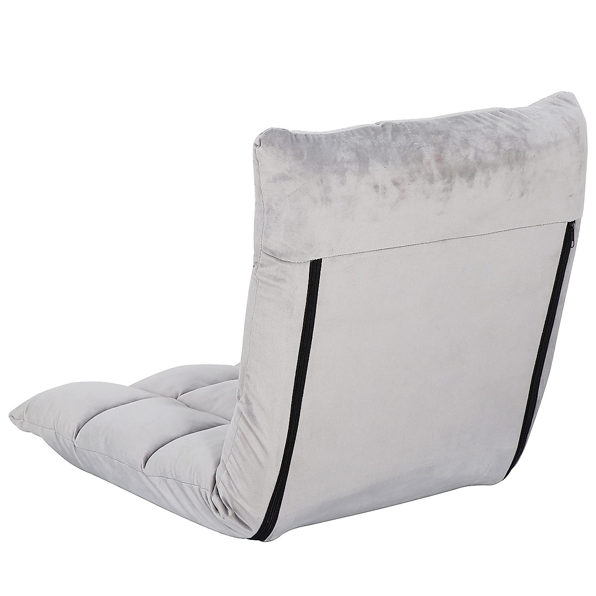 Nouva Gaming Floor Chair Adjustable 14-Position Floor Sofa Bed Foldable Floor Cushions Seating Video Game Chairs Bean Bag Chair Reading Chair for Adults Kids Teens for Bedroom Living Room Indoor,Grey