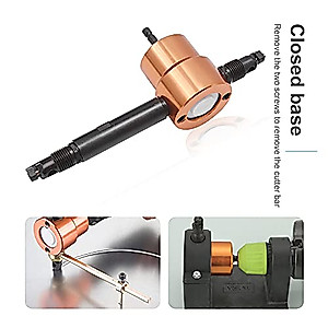 360 Degree Double Headed Sheet Metal Nibbler Drill Attachment Metal Cutter with Extra Punch and Die, 1 Cutting Hole Accessory and 1 Step Drill Bit