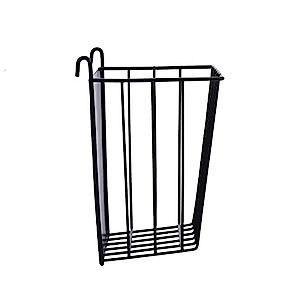 jezmozo Pet Hay Feeder for Rabbit Guinea Pigs Chinchilla Bunny Small Animal Basket with Hook Metal Grass Holder (1 Piece)
