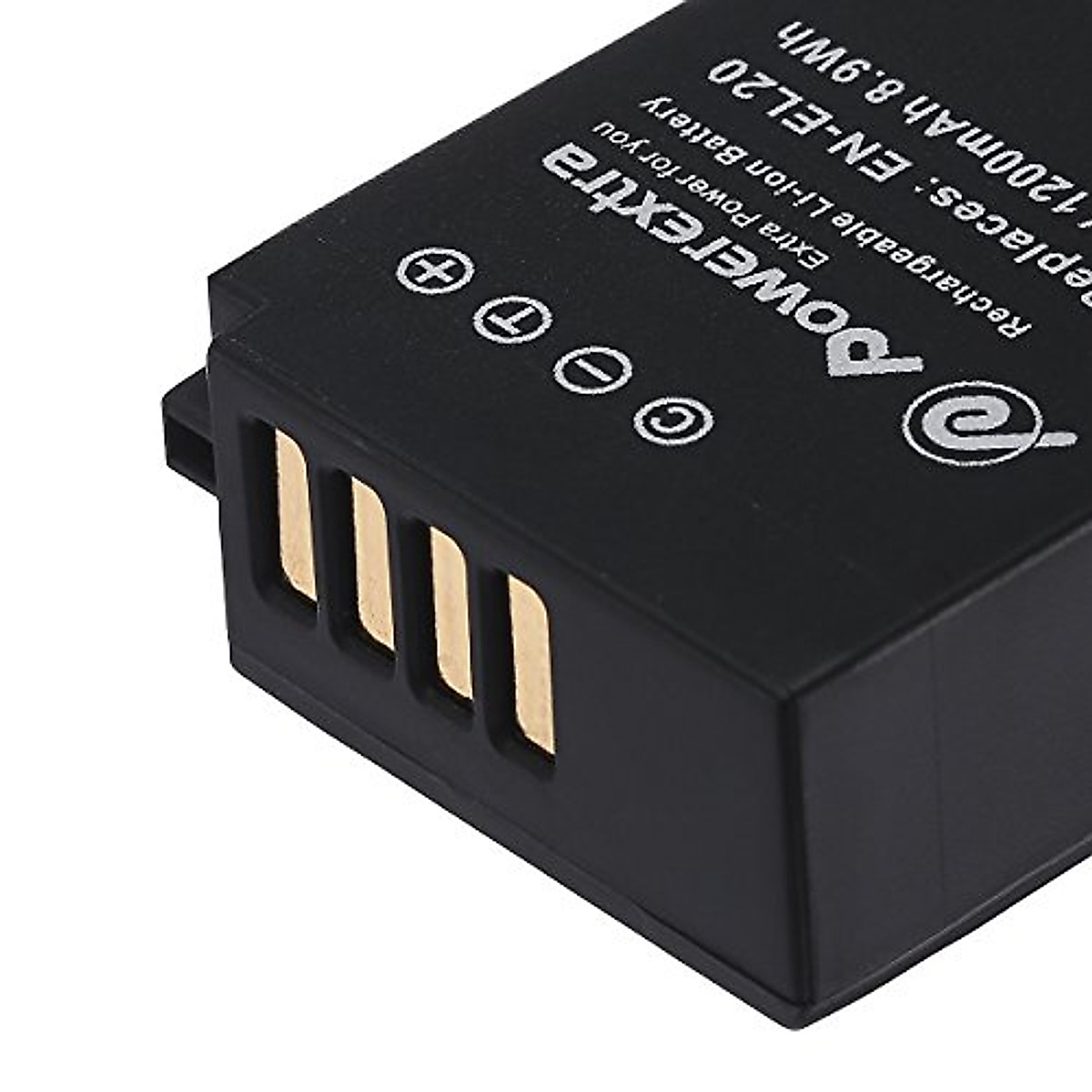 ENEL20, EN-EL20a Battery & Charger, Powerextra ENEL20 EN-EL20a for Nikon Coolpix P950, P1000, DL24-500, Nikon Coolpix A, 1 AW1, 1 J1, 1 J2, 1 J3, 1 S1, 1 V3 Digital Camera