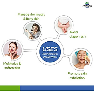 Myoc Allantoin Powder for Cosmetic, Skin, Allantoin Powder Bulk, DIY Powder for Cream, Gel, Serum & Lotion- Cosmetic Grade- 0.98 oz