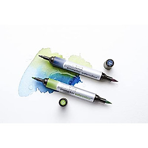 Winsor & Newton ProMarker Watercolor Marker Set, 6 Count, Basic Tones