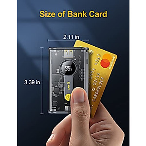 EMNT Portable Charger 12000mAh, 25W PD Fast Charging Power Bank, External USB C Cell Phone Charger for iPhone 14/13 Mini/12/11/Android/Samsung, Battery Pack for Heated Vest/Jacket/Blanket/Pants