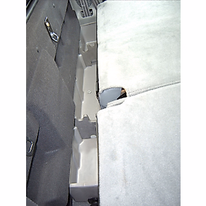 DU-HA Behind-the-Seat Storage Fits 00-07 Ford F-250 thru F-550 Super Duty Crew Cab & Regular Cab, Black, Part #20025