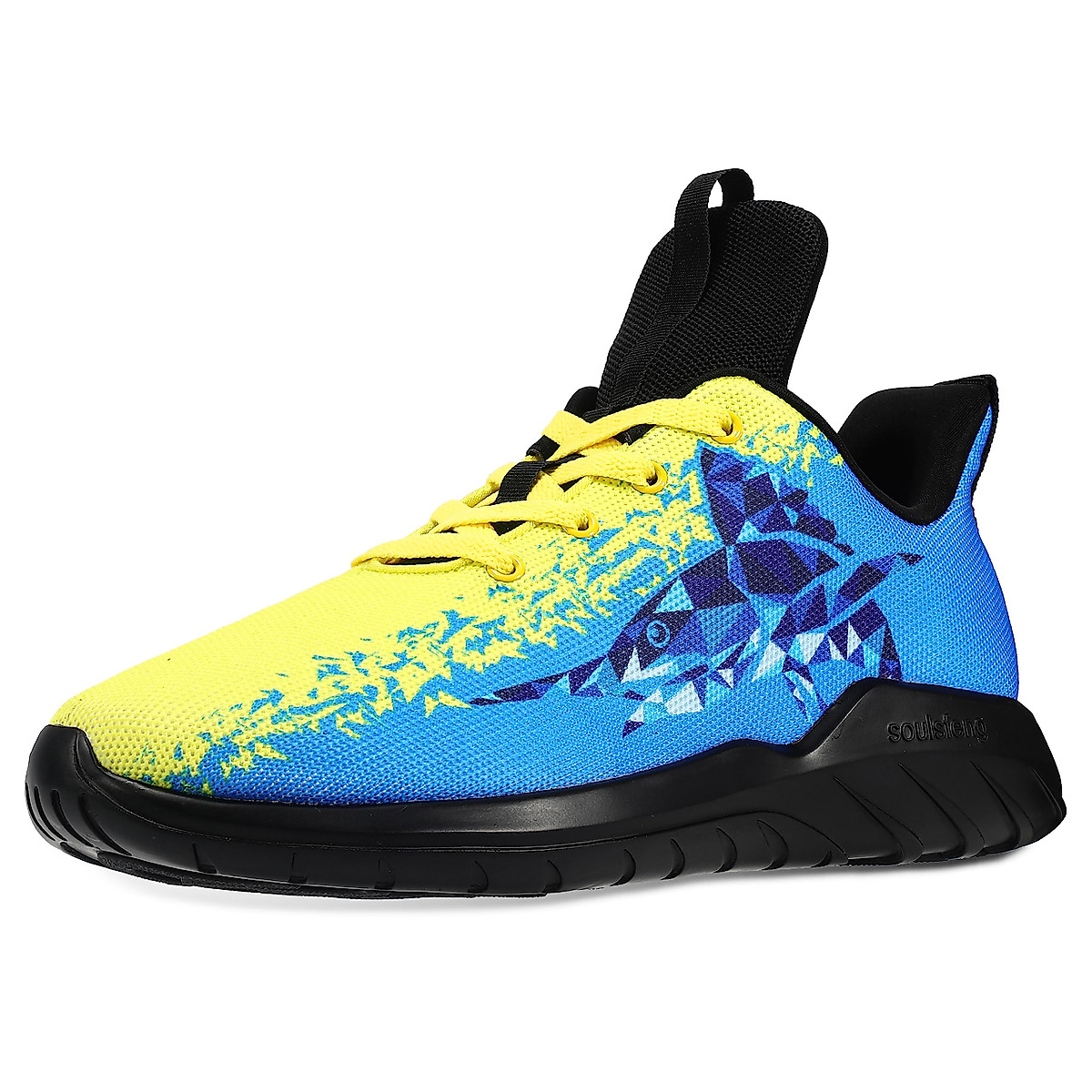 Soulsfeng Blue Marlin Running Sneakers 9.5 Sports Athletic Tennis Workout Gym Walking Shoes