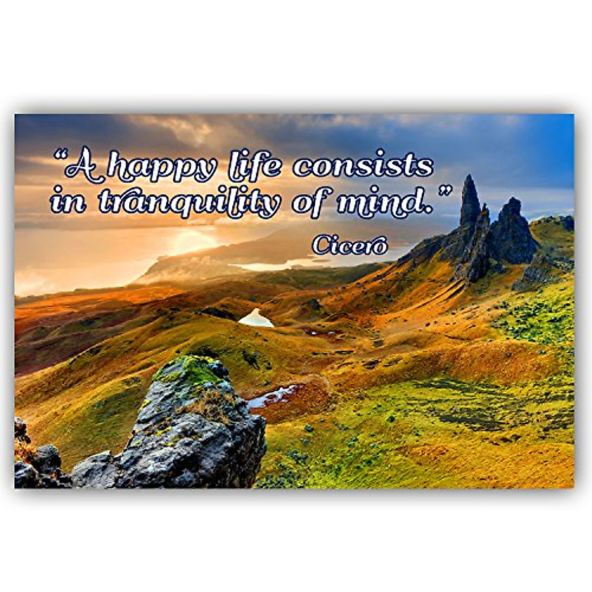 QUOTES postcard set of 20. Post card variety pack with famous quote postcards. Made in USA.