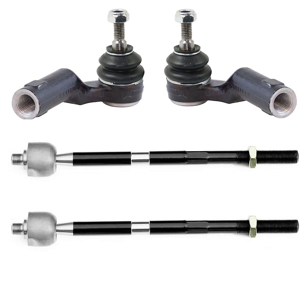 4PC Inner/Outer Tie Rod End FITS Ford C-Max Escape Focus Transit Connect