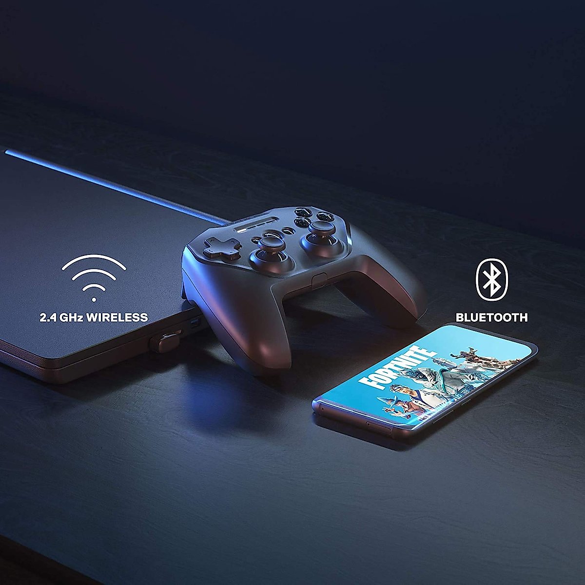 SteelSeries Stratus Duo - Not for iPhone - Wireless Gaming Controller for Android, Windows, and VR (Renewed)