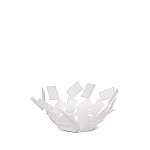 Alessi MT02 W Round Serving Basket, 273 x 273 x 130 mm, Grey