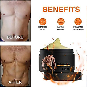 FIONEL Body Sculpting Cream, Male Enhancer,Full Body Muscle Enhancer Cream, Stomach Tightening Cream, Tightening Cream for Stomach and Thighs (3 pieces)