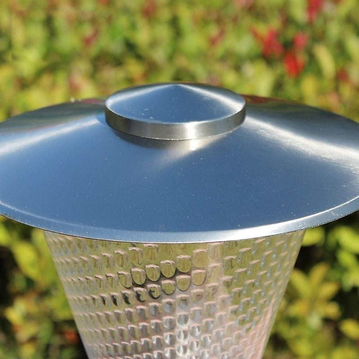 MODEBHD Rainproof Villa Pillar Light Ball Acrylic Shade Post Light Landscape Street Lawn Lights Fixture E27 Exterior Stainless Steel Column Lamp Outdoor IP55 Waterproof Garden Lawn Lantern