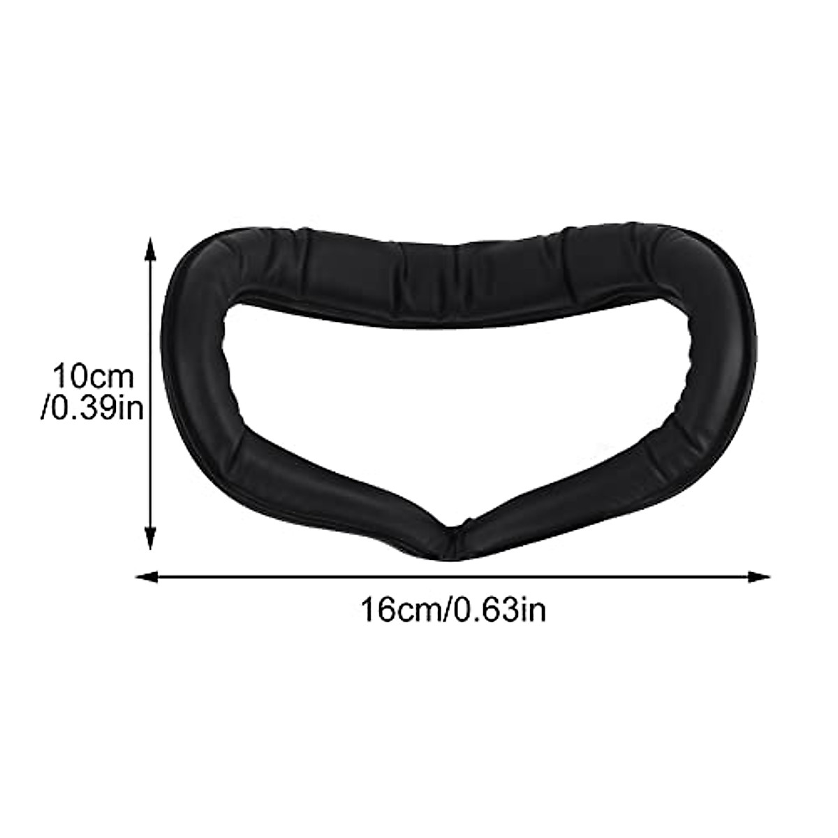 CALIDAKA VR Facial Interface Bracket & PU Leather Foam Face Pad Replacement Protective Lens Cover for Oculu s Quest 2 VR Headsets Sweat-Proof Comfortable