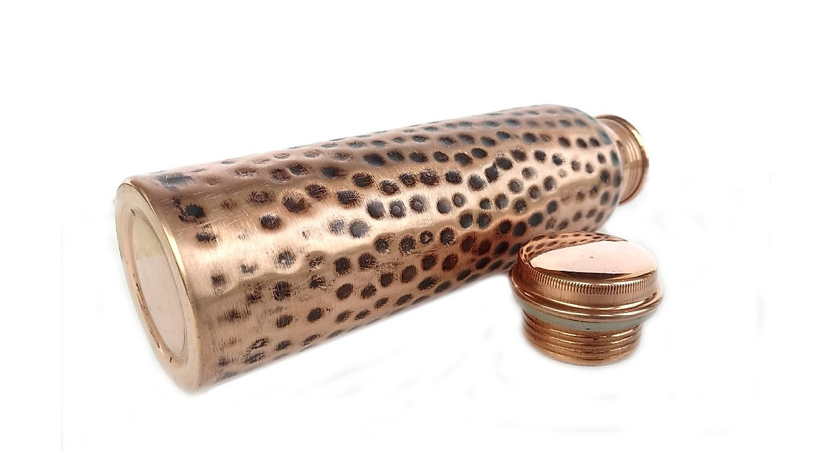 Rastogi Handicrafts Pur Copper Water Storage Tank 4L | Handmade Indian ...