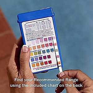 HTH 1174 Multi-Purpose 6-Way Test Strips for Swimming Pools, 30 ct