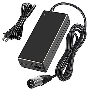 Fancy Buying 44V Charger for 36V 1.5A Battery Razor MX500 MX650, GT GT750, Izip I600 I750 I1000 Mongoose M750 Electric Scooter with 3-Pin Male XLR Connector