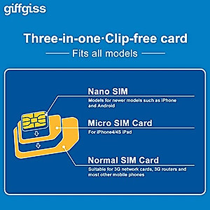 Lycamobile Australia Prepaid SIM Card - 50 GB Internet Data in 4G/LTE for 28 Days, Unlimited Talk in Australia, Triple Cut 3 in 1 Simcard - Standard Micro Nano