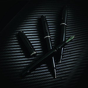 Monteverde Invincia Color Fusion Fountain Pen, Stealth Black, Medium Nib (MV41137)