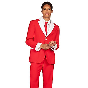 Tipsy Elves Santa Blazer with Tie: 46