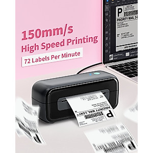 Phomemo Shipping Label Printer, Thermal Printer for Shipping Packages, High Speed 4x6 Label Makers for Small Business, Portable Shipping Supplies Compatible with Amazon, Etsy, Ebay, Shopify, UPS, etc