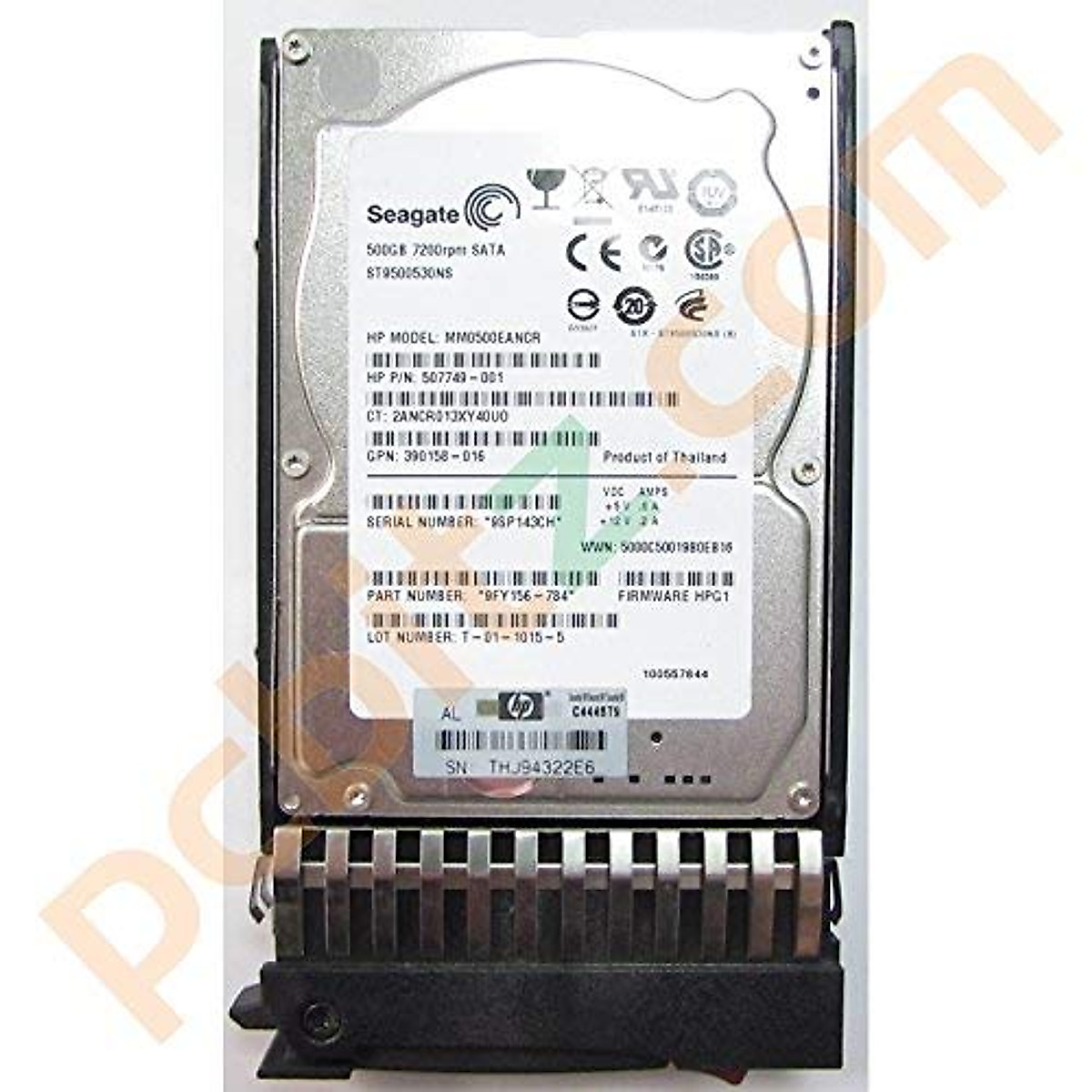 HP MM0500EANCR 500GB SATA 3GB/S 7.2K RPM 2.5IN DISC PROD RPLCMNT PRT (Renewed)