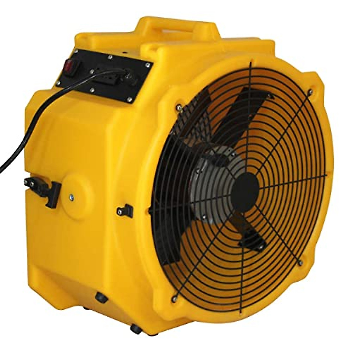 Zoom Blowers 1/4 Horsepower Axial Ventilation Fan - Floor Dryer, Carpet Blower, Air Mover - Commercial Grade - Adjustable Feet for Horizontal or Downward Airflow