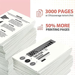 TN760 Compatible Toner Cartridge Replacement for Brother TN-760 TN730 to Use with HL-L2350DW HL-L2390DW DCP-L2550DW HL-L2370DW HL-L2395DW MFC-L2710DW,Page Yield Up to 6000（2Pack）