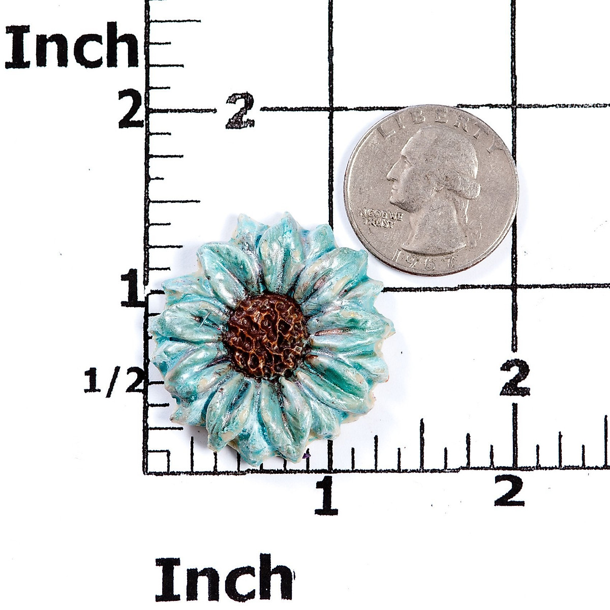 Flower Daisy Silicone Mold Food Safe Fondant, Chocolate, Candy, Resin, Polymer Clay, Jewelry, Craft Mold. Flexible and easy to use.