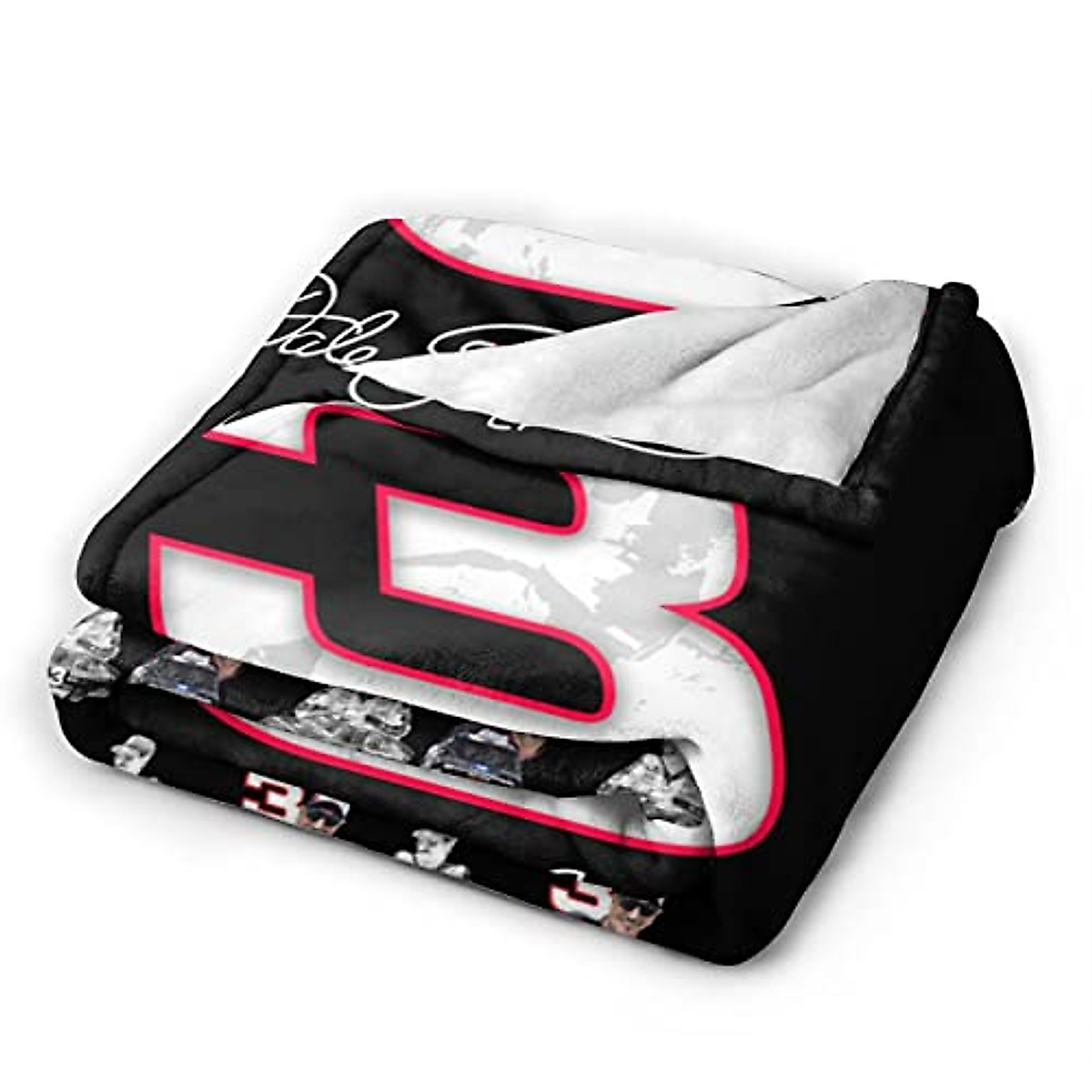 DUMIEOKULA Blanket Flannel Fleece Plush Blanket Throw - Super Soft Warm Lightweight Microfiber Blanket for Chair, Sofa, Couch, Camping, Travel, Black, 50''x40''