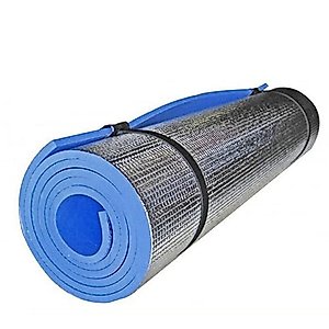 Lightweight Aluminium Foil Foam Yoga Mat, Anti-Tear Fitness Workout Mat Outdoor Picnic Pad for Pilates, Floor Exercises Random
