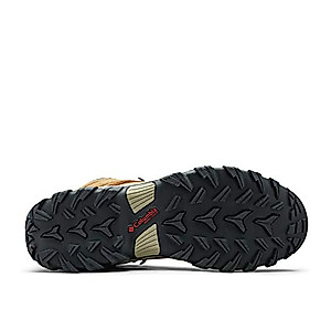 Columbia Men's Newton Ridge Plus II Suede Waterproof Boot, Breathable with High-Traction Grip,elk/mountain red,17