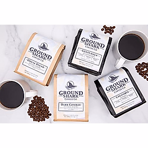 Ground Shark Coffee - House Blend - Whole Bean 12 Ounce bag (Whole Bean)