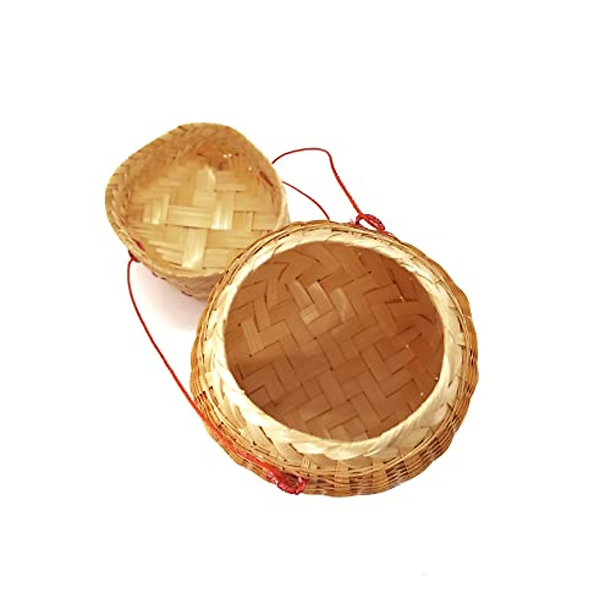 DOI ● DOI Sticky Rice Serving Bamboo Basket Owl Shape