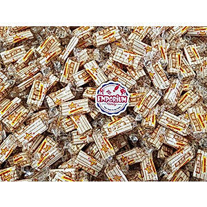 Atkinson's Sugar Free Peanut Butter Bars - Delicious Individually Wrapped 1 lb Bulk Frosted Coated Candy