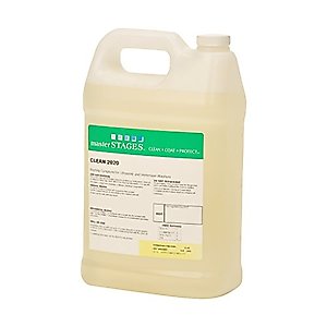 Master STAGES CLEAN2020/1G Clean 2020 Washing Compound for Ultrasonic and Immersion Washers, Pale Yellow, 1 gal Jug