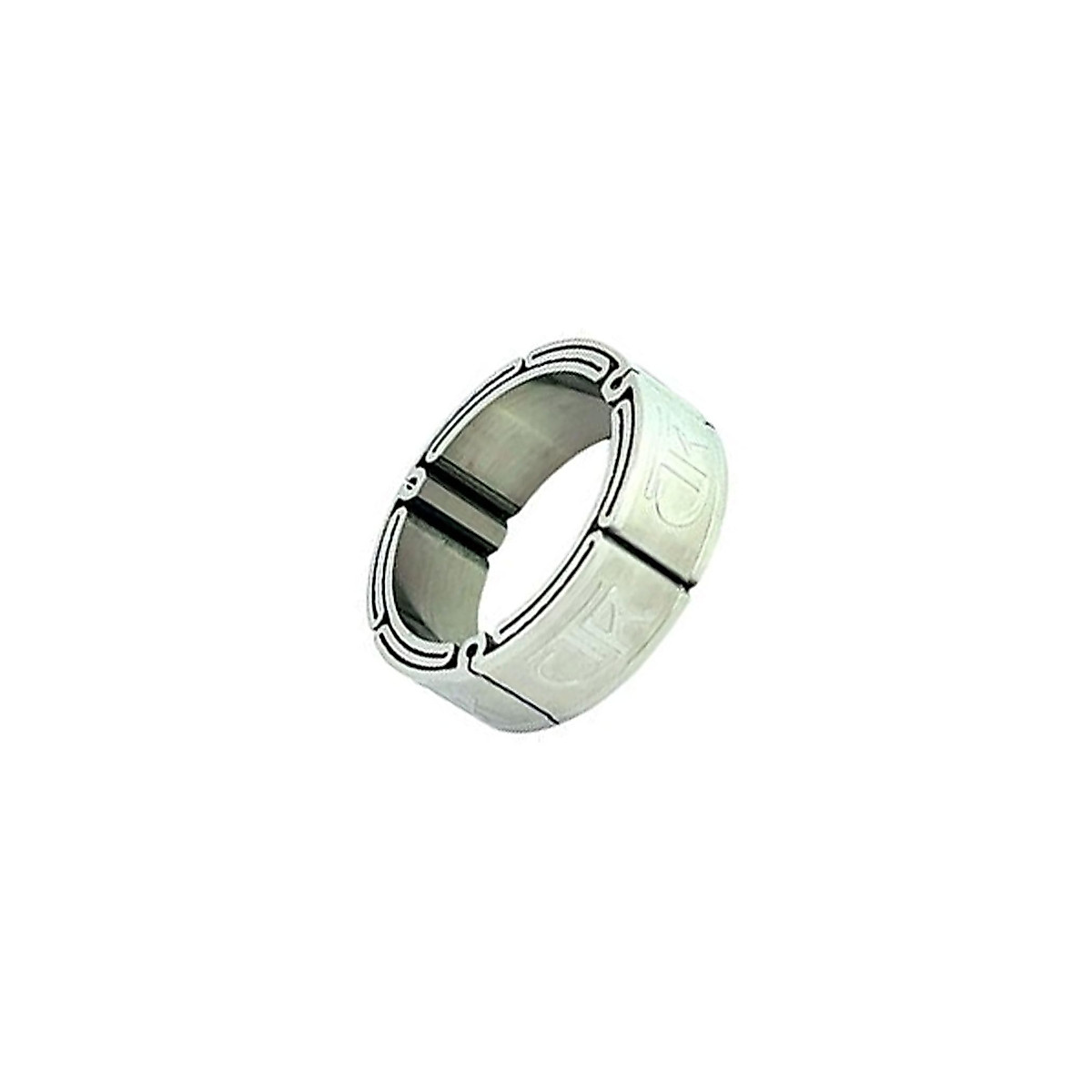 J122 Size 8.5 The Right Stainless Steel Designer Ring Mormon One Moment In Time LDS CTR