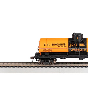 Bachmann Trains - 40’ Single Dome Tank CAR - C.F. SIMONIN'S SONS, INC. #20157 - HO Scale