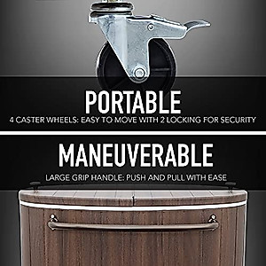 Permasteel PS-A209-BW Patio Cooler, Brown