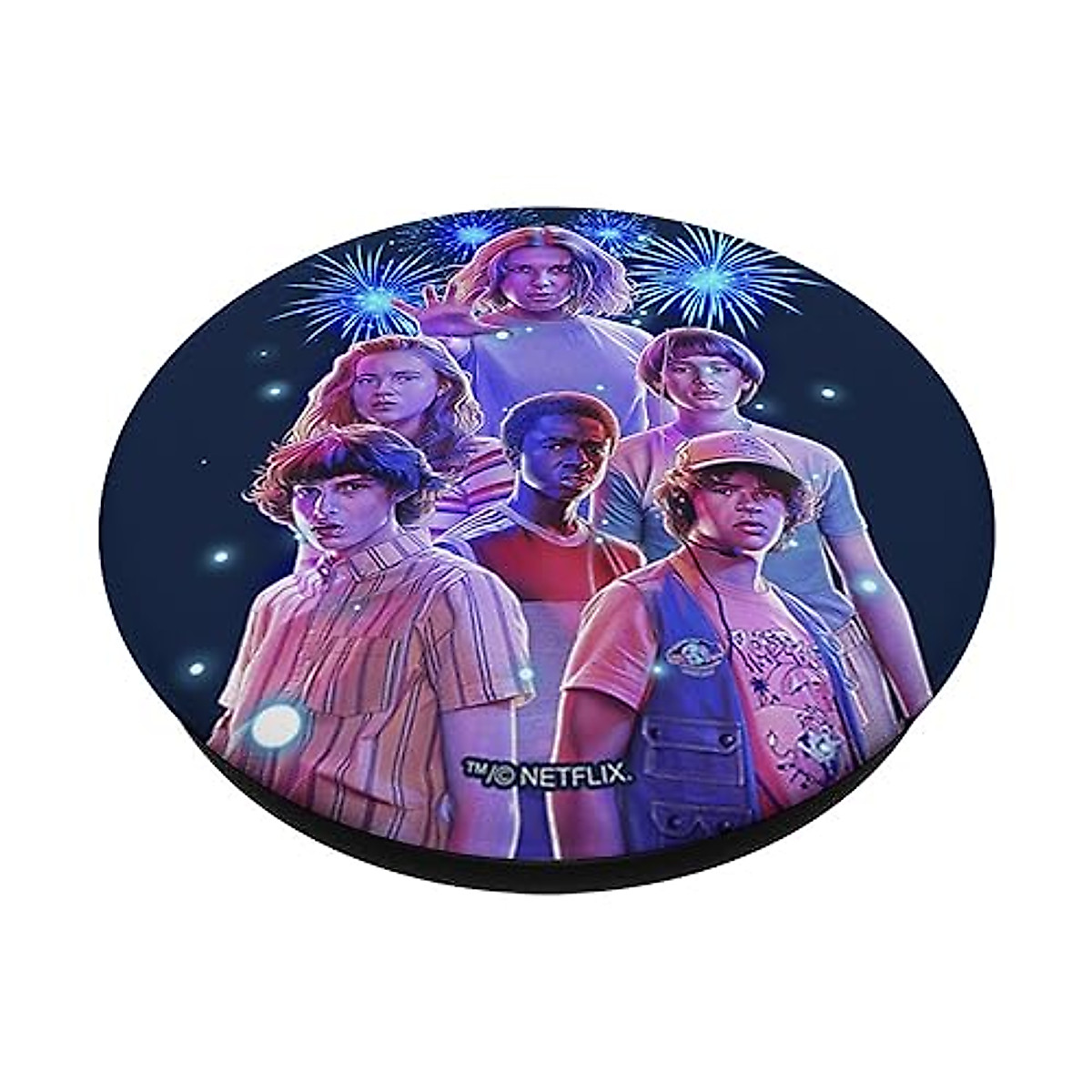 Stranger Things Group Shot Fireworks PopSockets Standard PopGrip