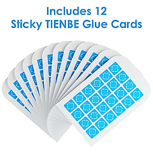 12 Pack Magnetism Glue Cards TIENBE Indoor Plug-in Fly Trap Refill Pack for TIENBE Indoor Fly Trap
