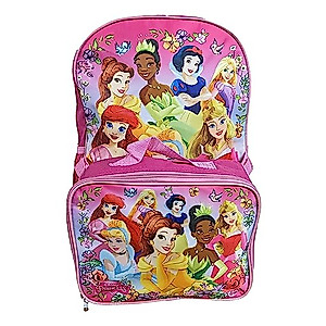 Disney Princess Backpack W/Detachable Lunch Box