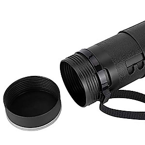 Blueprint Tube, Adjustable Waterproof Documents Storage Tube, for Maps Posters Documents Artworks(Black)
