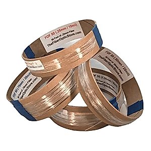 Fiber Optic Lighting Filament & LED Illuminator for Crafts & Modeling: Hobby Spool Combo Pack 200
