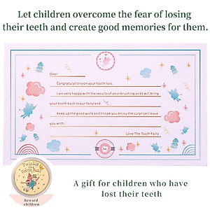 DOOBAANN Tooth Fairy Gift Coins,Reward for Lost Tooth Kids,Tooth Fairy Coins to Encourage Kids to Brush Their Teeth,3 Set (Encourage Brushing)